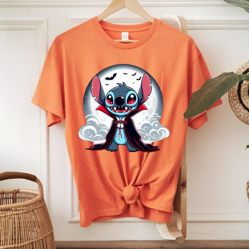 Vampire Stitch Halloween PNG, Halloween PNG, Dracula Costume Disney ...