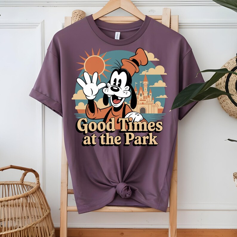 Goofy Theme Park PNG, Good Times Cartoon Illustration, Sunny Vacation ...