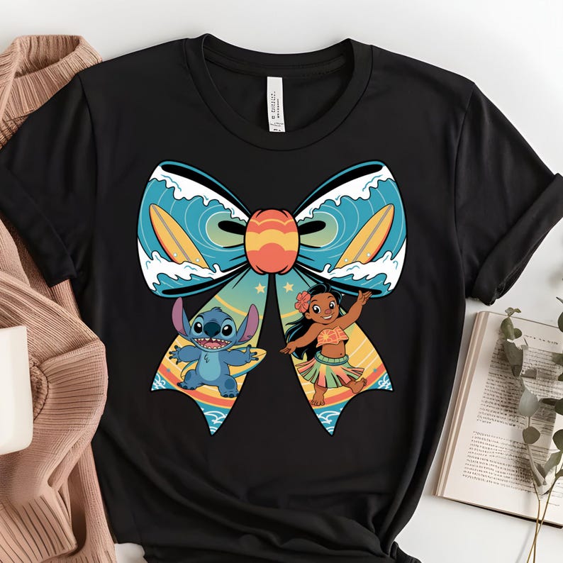 Lilo and Stitch Bow PNG: Summer Vacation Clipart (digital Download) - Etsy