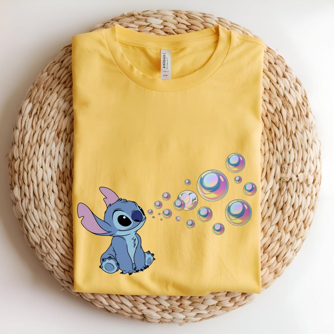 Bubble Stitch PNG, Cute Stitch Clipart, Cartoon Alien PNG Design - Etsy