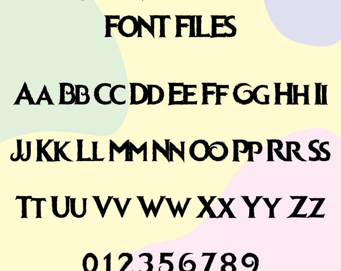 Frozen Font SVG: Snowflake Alphabet, Numbers, Clipart (digital Font) - Etsy