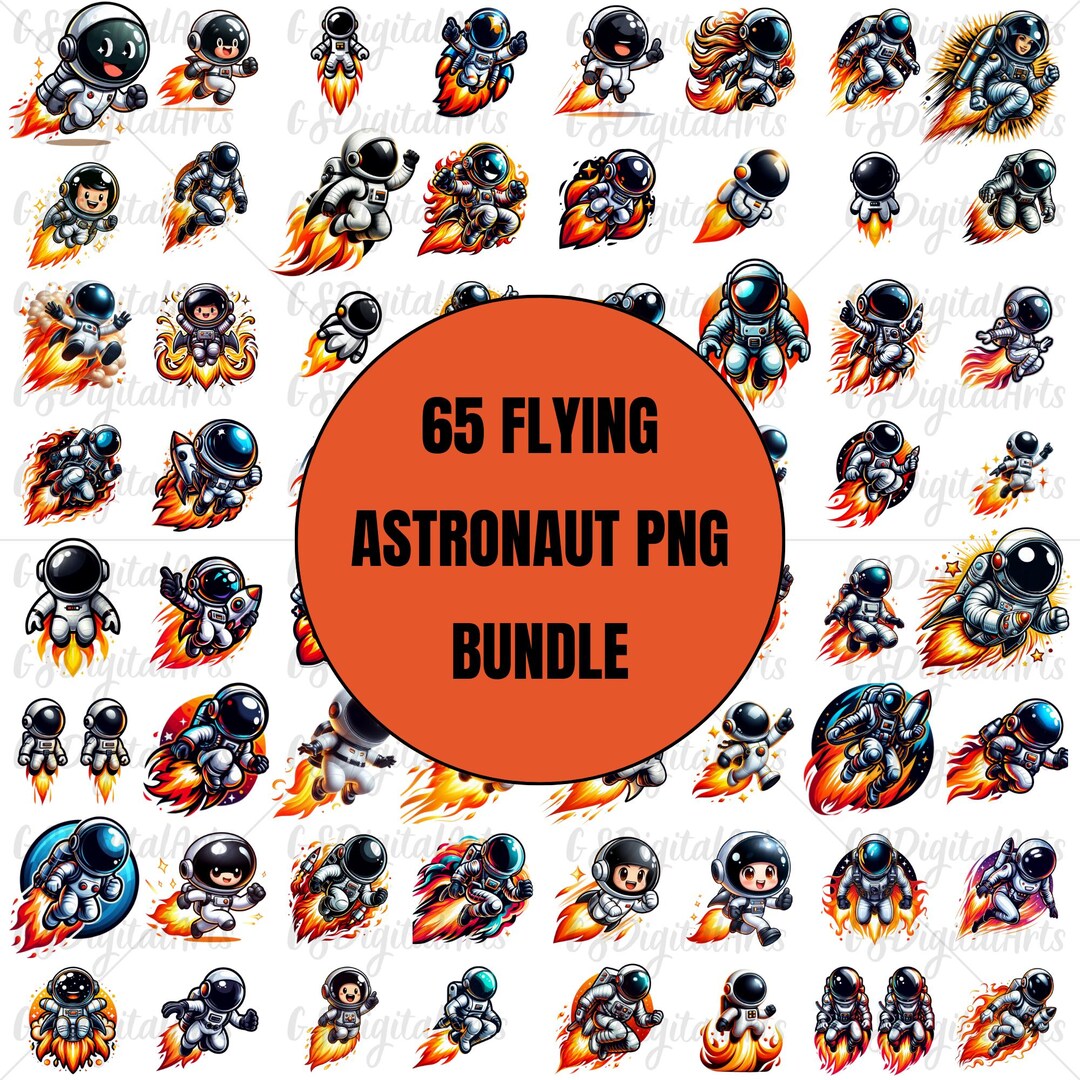 Hand Drawn Astronaut Png, Outer Space Clipart Set, Astronaut Clipart ...