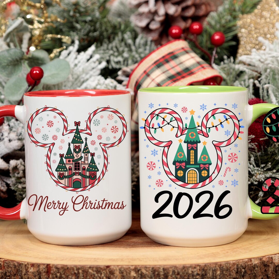 Castello di Topolino di Natale 2026 PNG, Luci natalizie Testa di ...