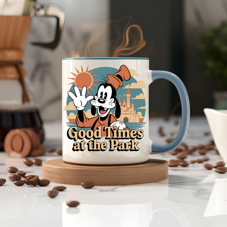 Goofy Theme Park PNG, Good Times Cartoon Illustration, Sunny Vacation ...