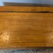 Antique Wood Travel Lap Writing Desk Slanted Hinged Lift Top Lid With ...