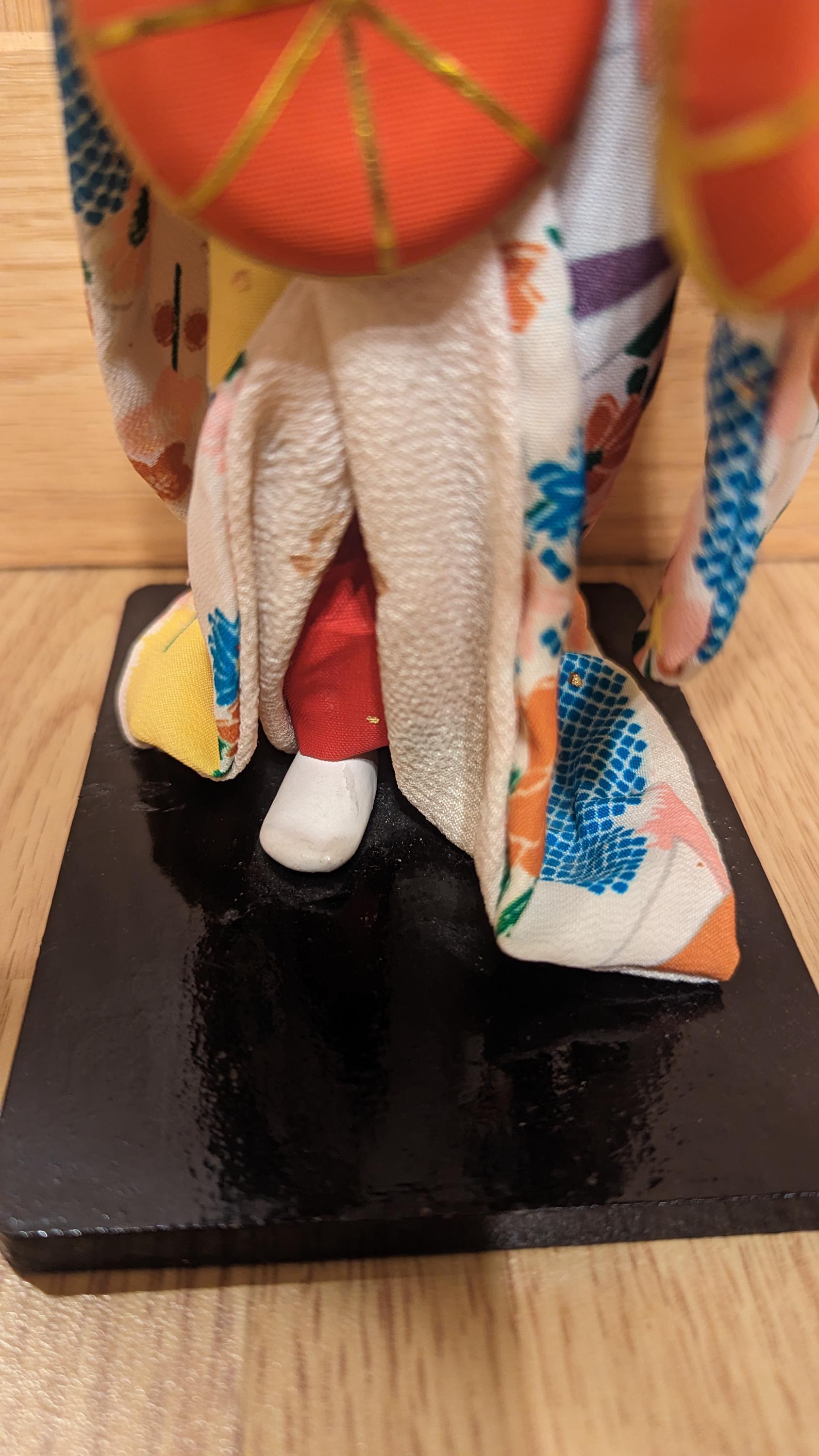 Vintage Japanese Geisha Doll in Kimono Hat Dance *READ* - Etsy