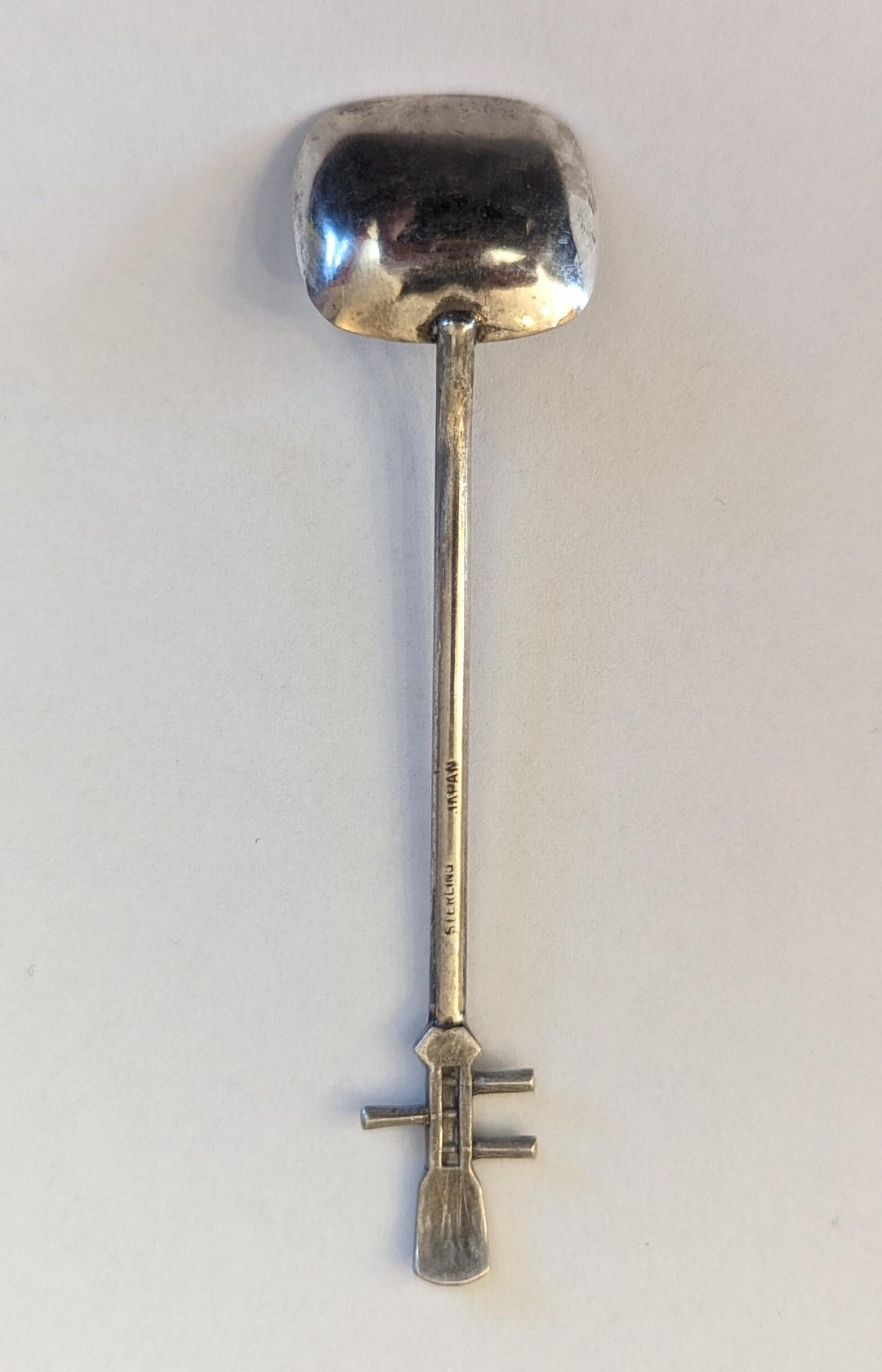 Vintage Sterling Silver Samisen Japanese Three String Guitar Mini ...