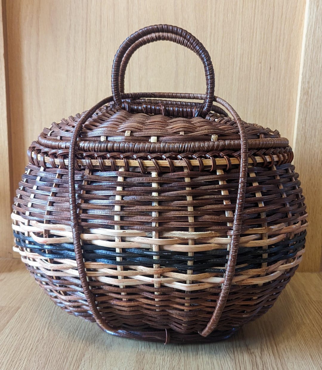 Philippines Made Hand-woven Native Rattan Picnic Basket With Lid ...