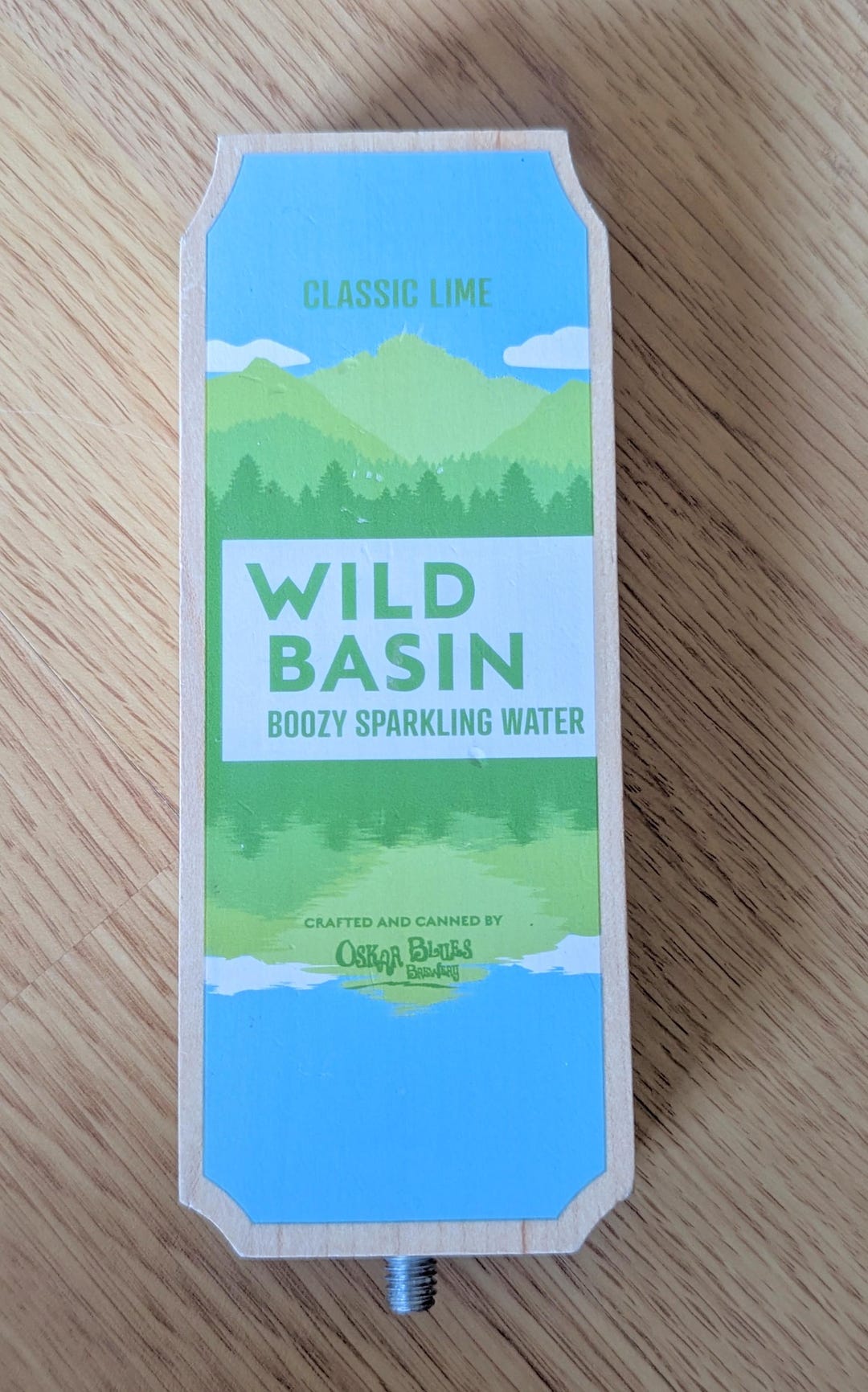 Wild Basin Classic Lime Bar Tap Handle Boozy Sparkling Water Oskar ...