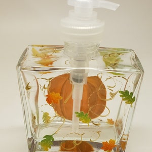 Hand Painted Pumpkin Soap or Lotion Dispenser Pumpkin Fall Decor ...