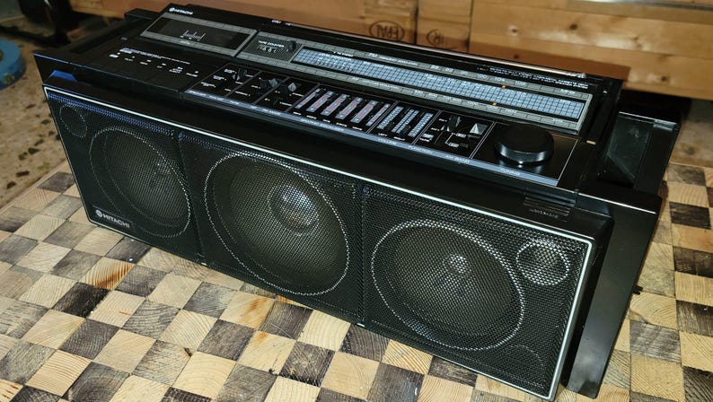 HITACHI TRK-7620H BOOMBOX 80s - Etsy