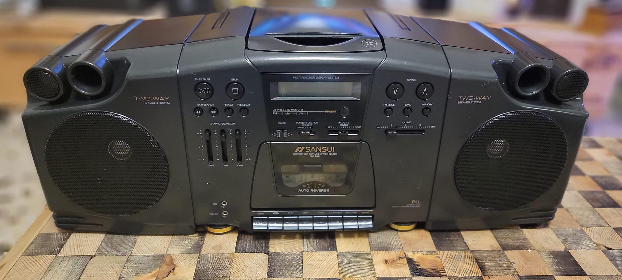 PRC-D381 SANSUI BOOMBOX - Etsy