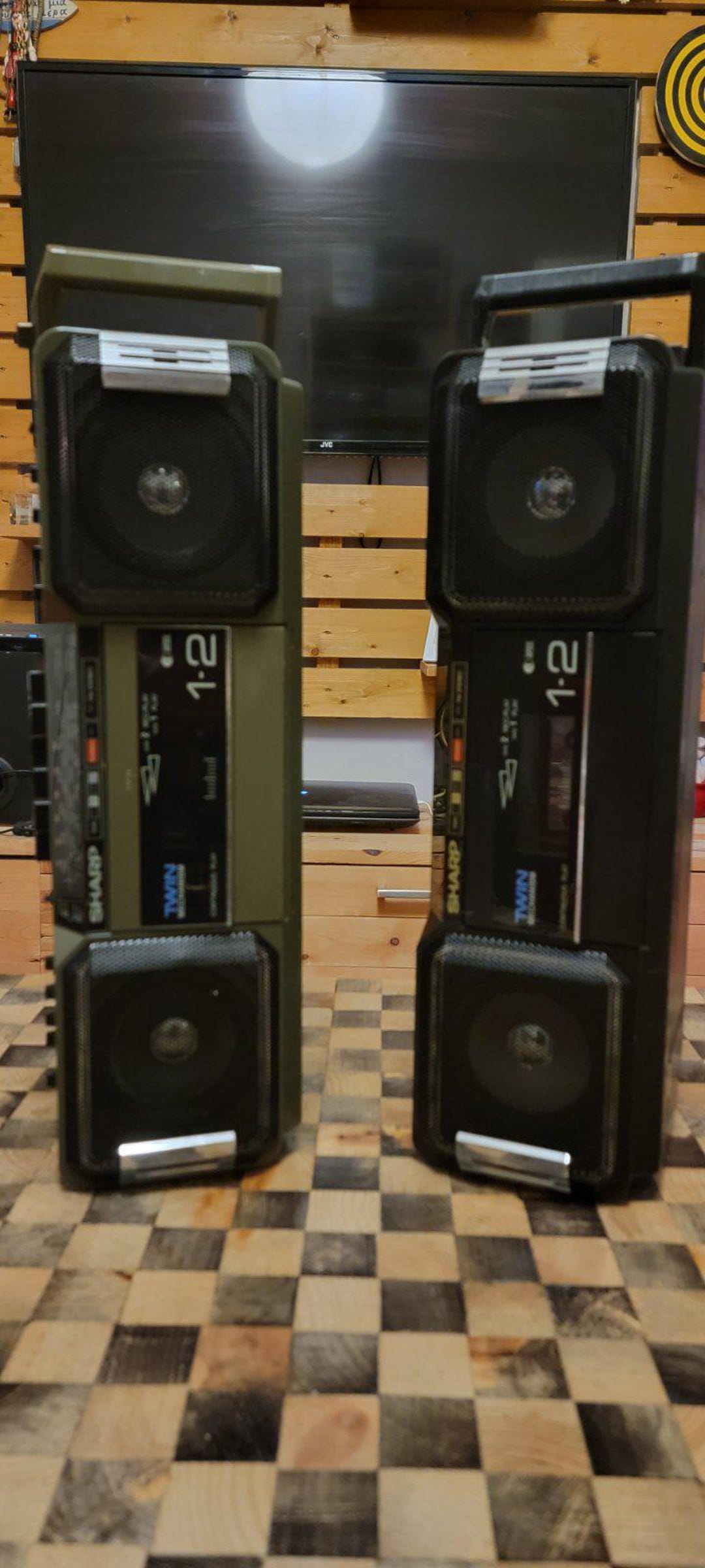 Sharp WQ-T282 Boombox Vintage Ship From Eu. - Etsy