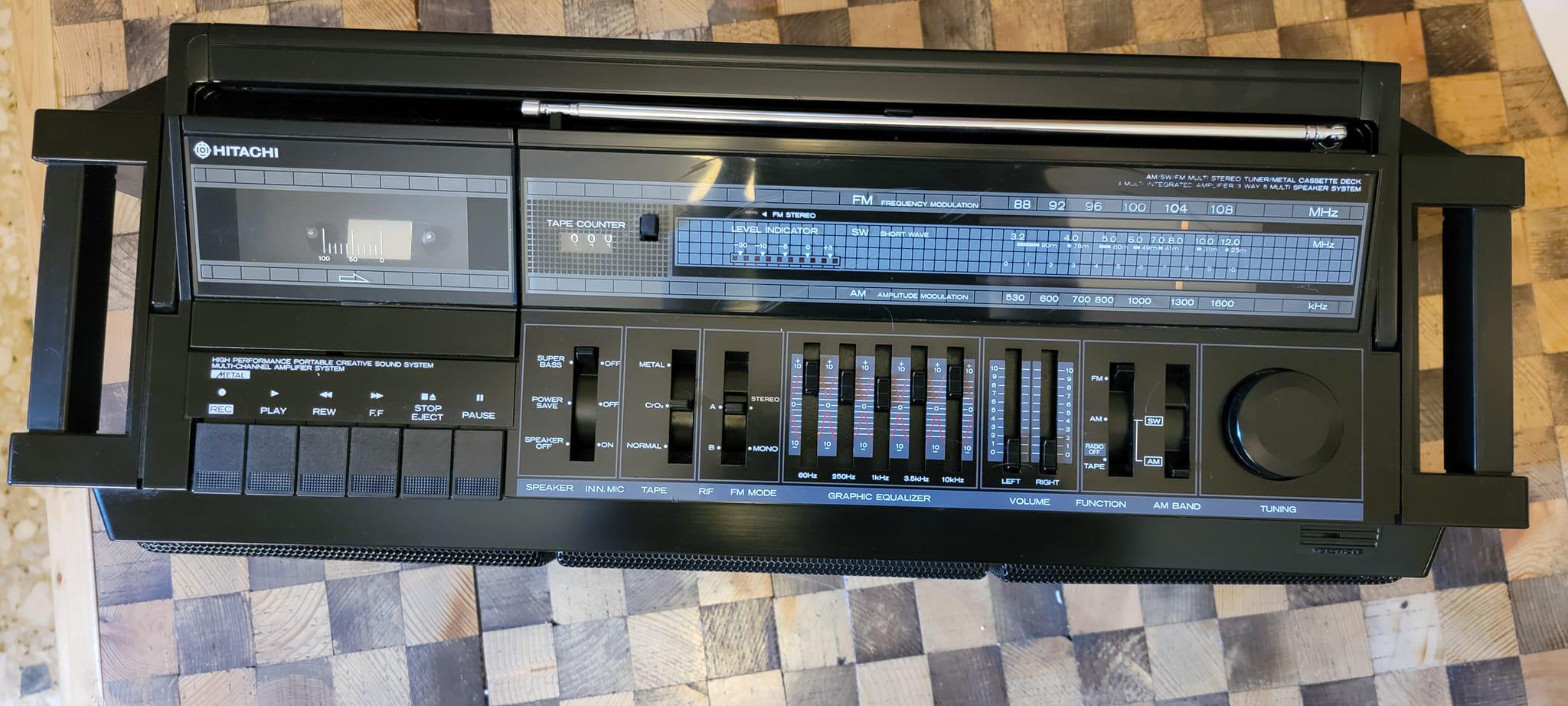 HITACHI TRK-7620H BOOMBOX 80s - Etsy