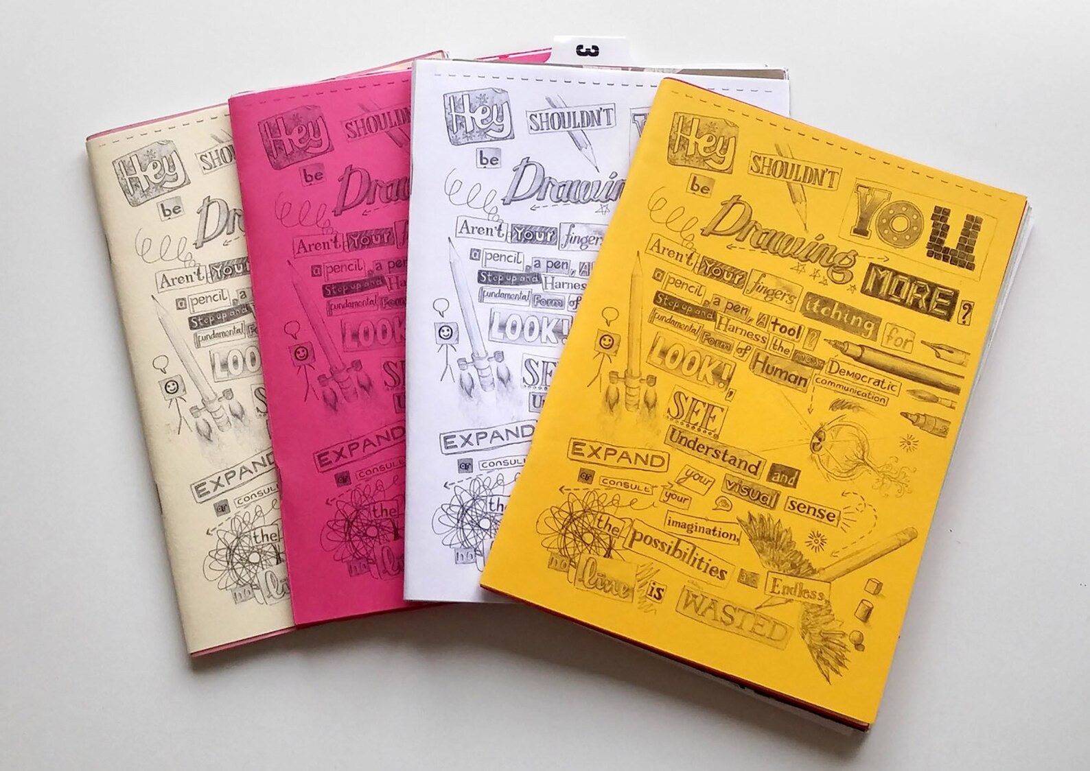 Unique Responsibly Sourced Drawing Sketchbooks - Hey YOU - Etsy