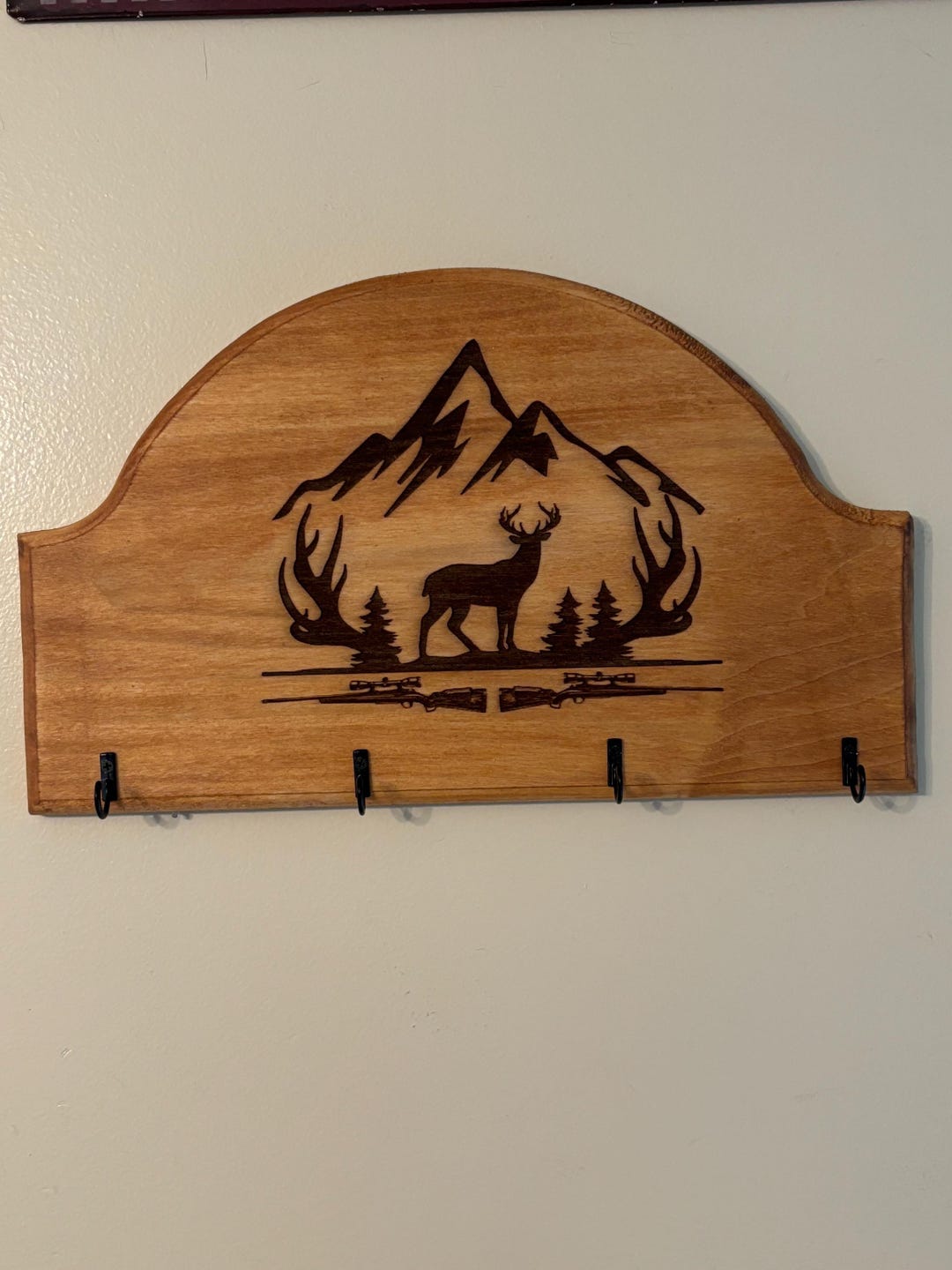 Deer Key Holder | Wall Key Holder | Rustic Home Decor | Farmhouse Wall ...