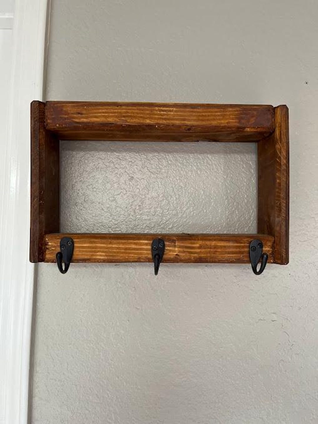Customizable Wooden Keychain Shelf - Etsy