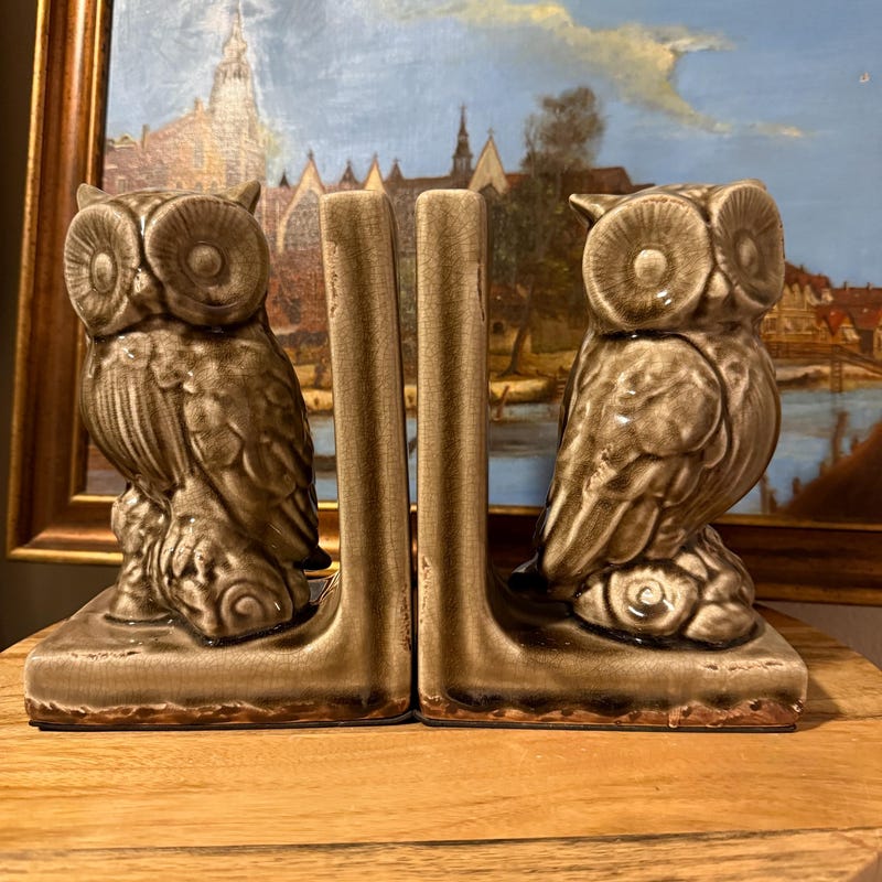 Ceramic Bookends - Etsy