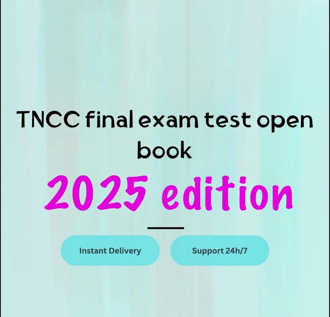 TNCC Final Exam Study Guide 9th Edition. Money Back Guarantee! - Etsy