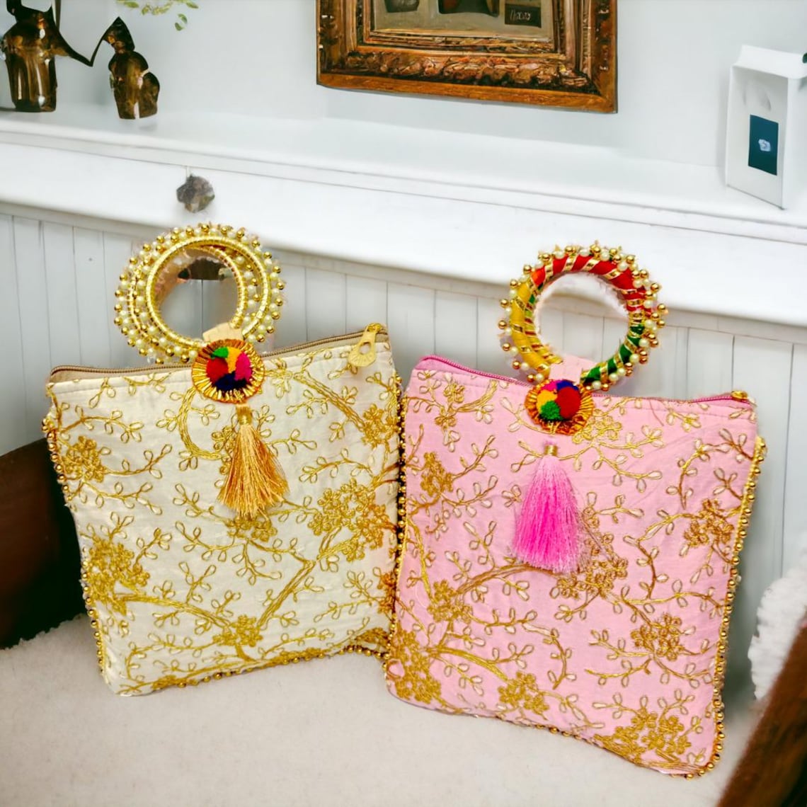 50 Pcs Favor Bags Used for Return Gifts, Wedding Gifts, Baby Shower ...