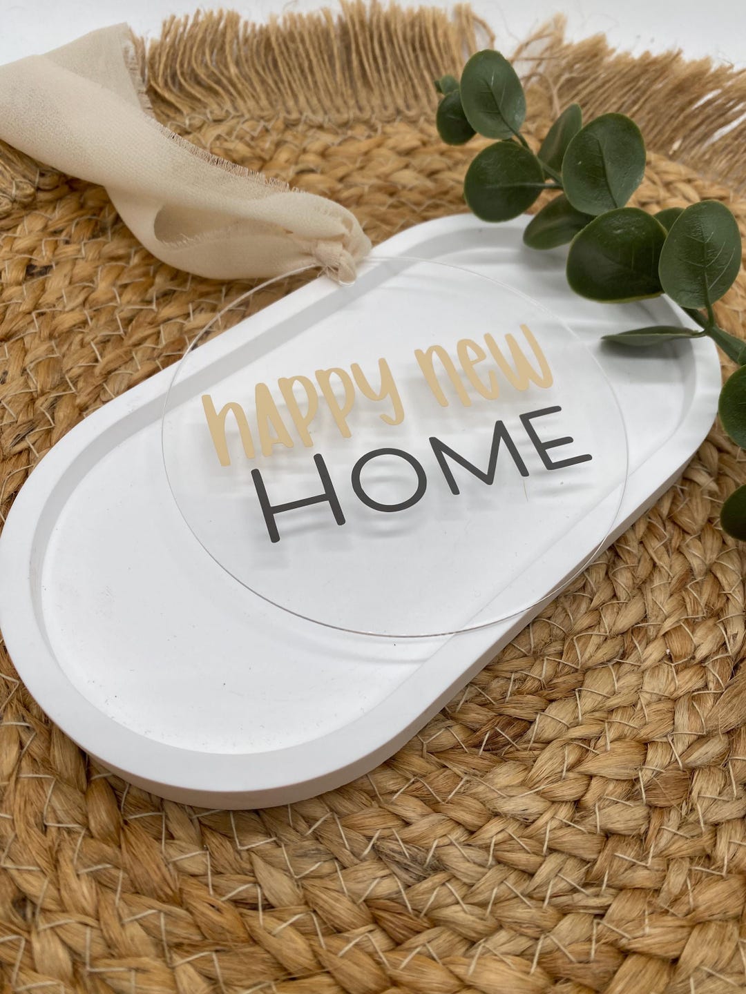 Acrylic Sign for Moving in / Gift Idea for Moving in a New House ...