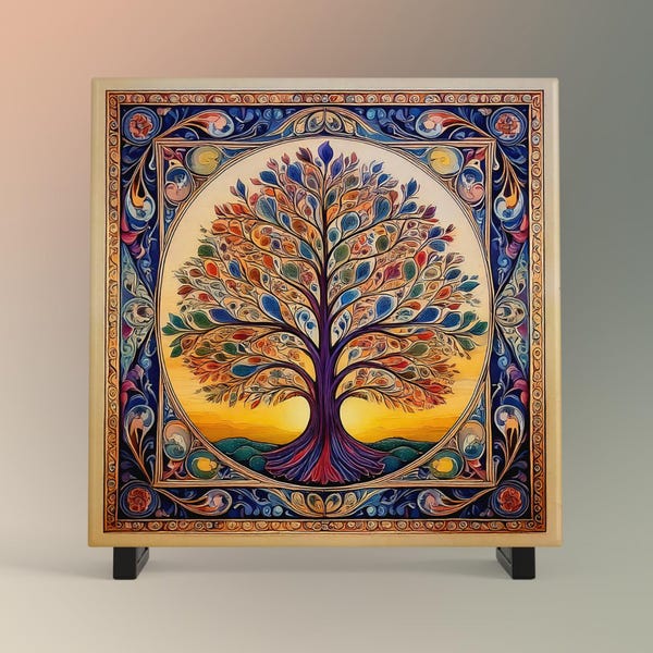 Tree of Life Tile - Etsy