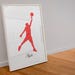Air Flight Jordan Digital Art, Classic Jordan Sneaker Artwork for Home ...