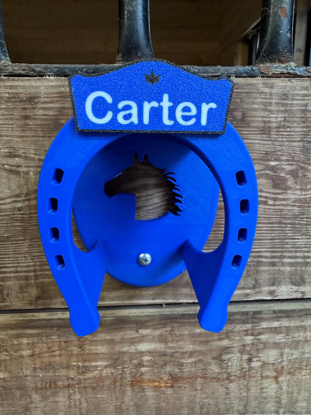 Custom Plastic Horse Bridle Halter Rack Holder Bridle Holder With Name ...