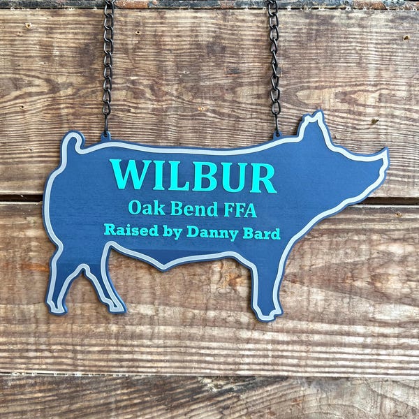 4 H Stall Sign - Etsy