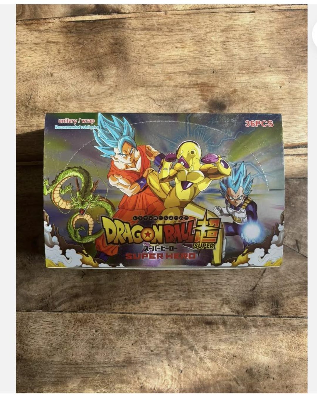 Box Carte Dragon Ball Super 1Y Silver Display Card Box Sealed Dragon ...