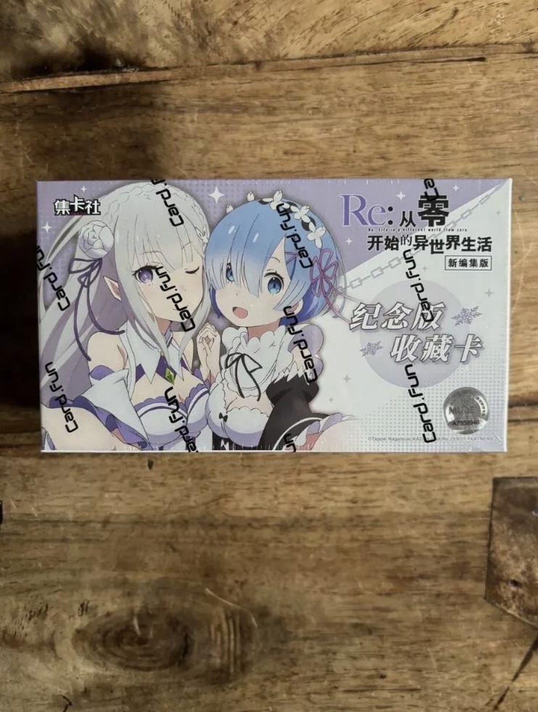 Box Carte Goddess Story Re:zero Display Card Box Sealed Waifu Trading ...