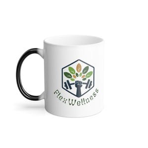 Wellness Fitness Healthy Lifestyle Color Morphing Mug, 11oz Heat ...