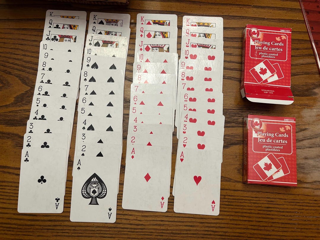 Playing Cards Canada Flag Playing Cards Canada Flag - Etsy