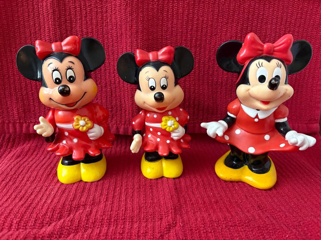 Minnie Mouse Vintage Plastic Figure - Etsy UK