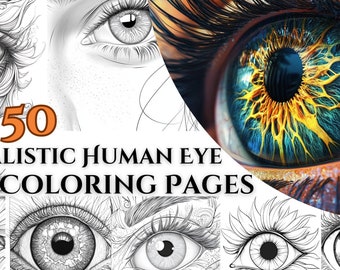 eyeball coloring pages printable