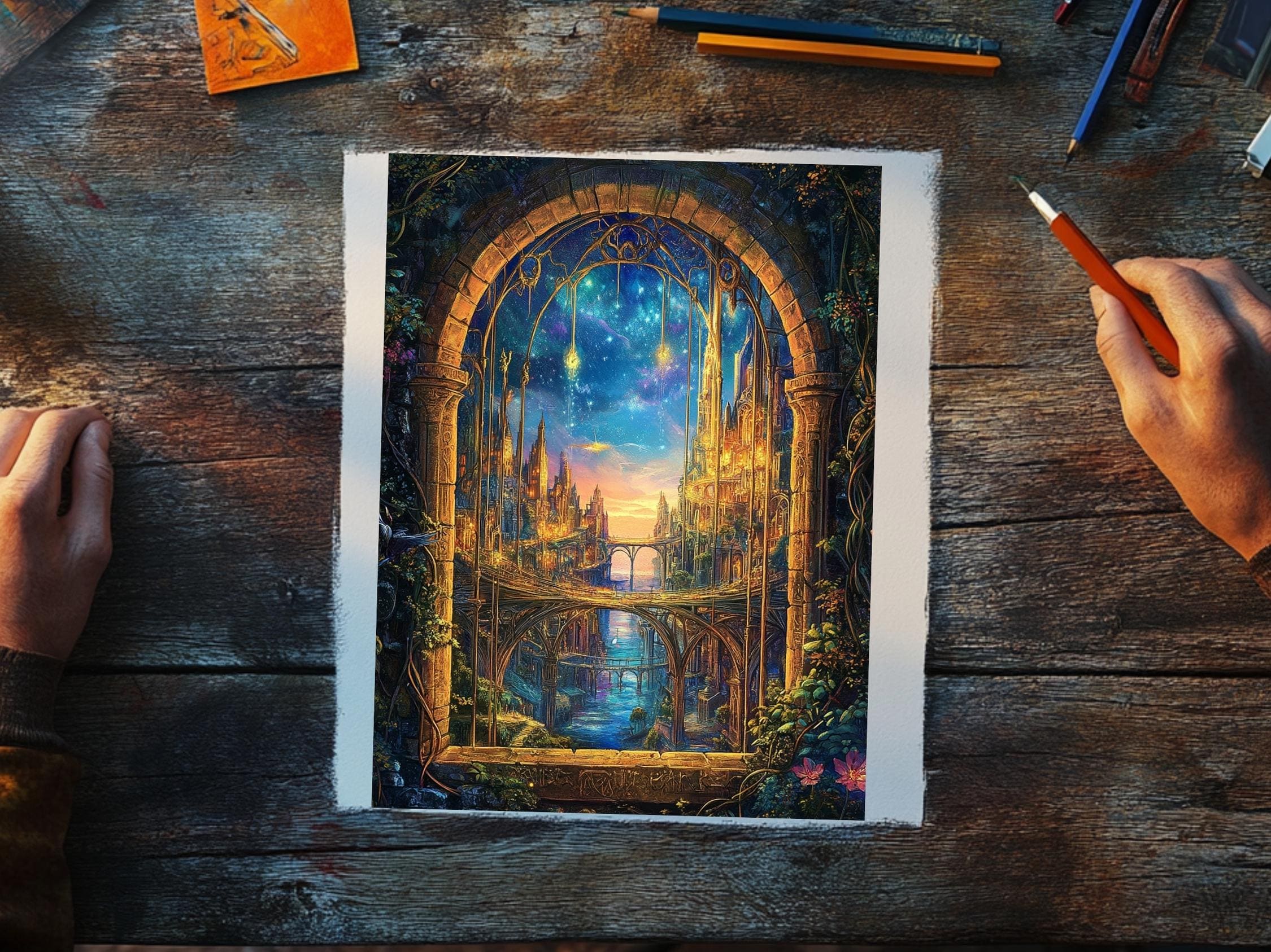 50 Windows to Another World Coloring Pages Inspiring Coloring Book ...