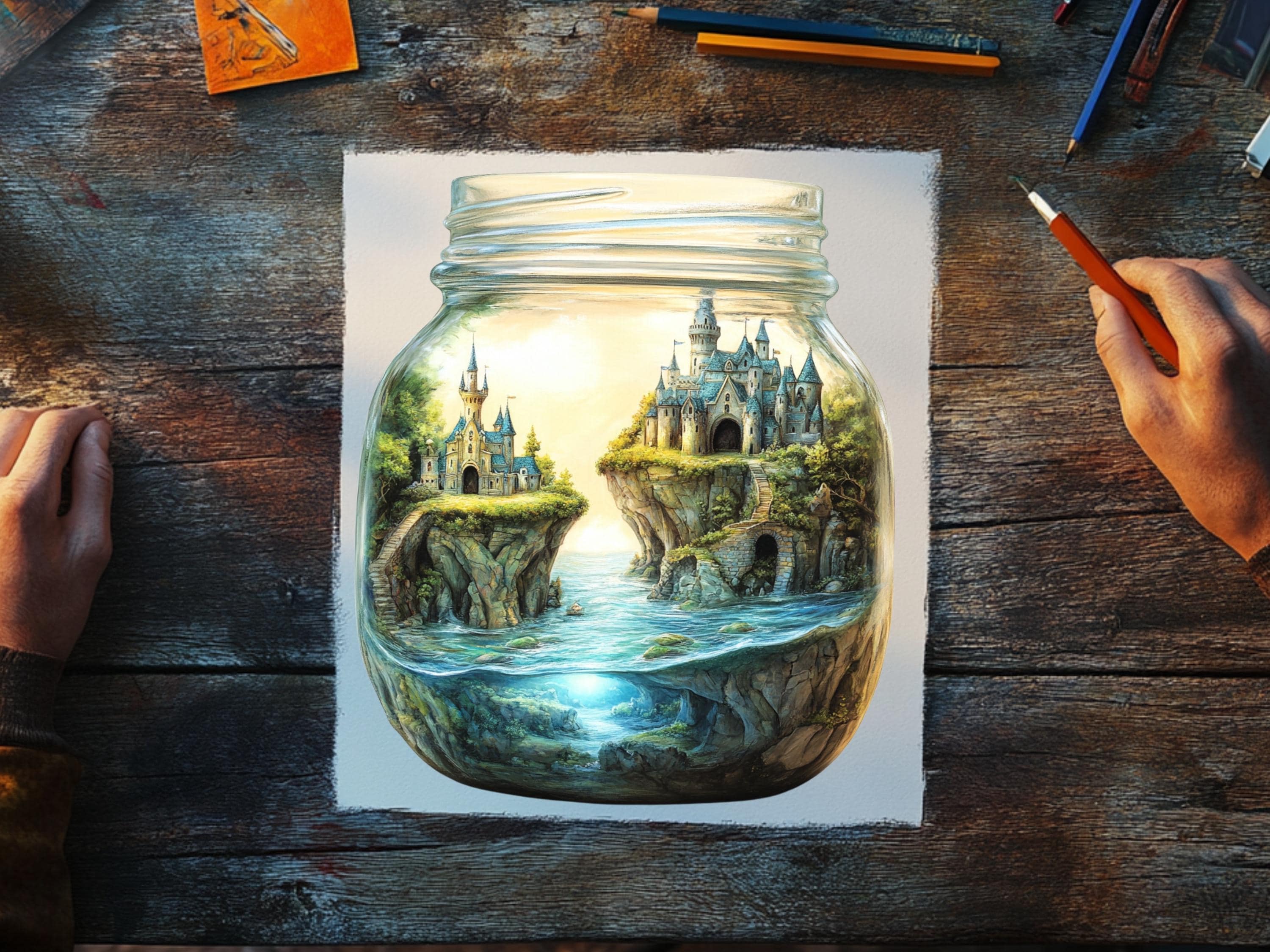 50 Glass Jar Coloring Book Pages Inspiring Coloring Page Digital ...