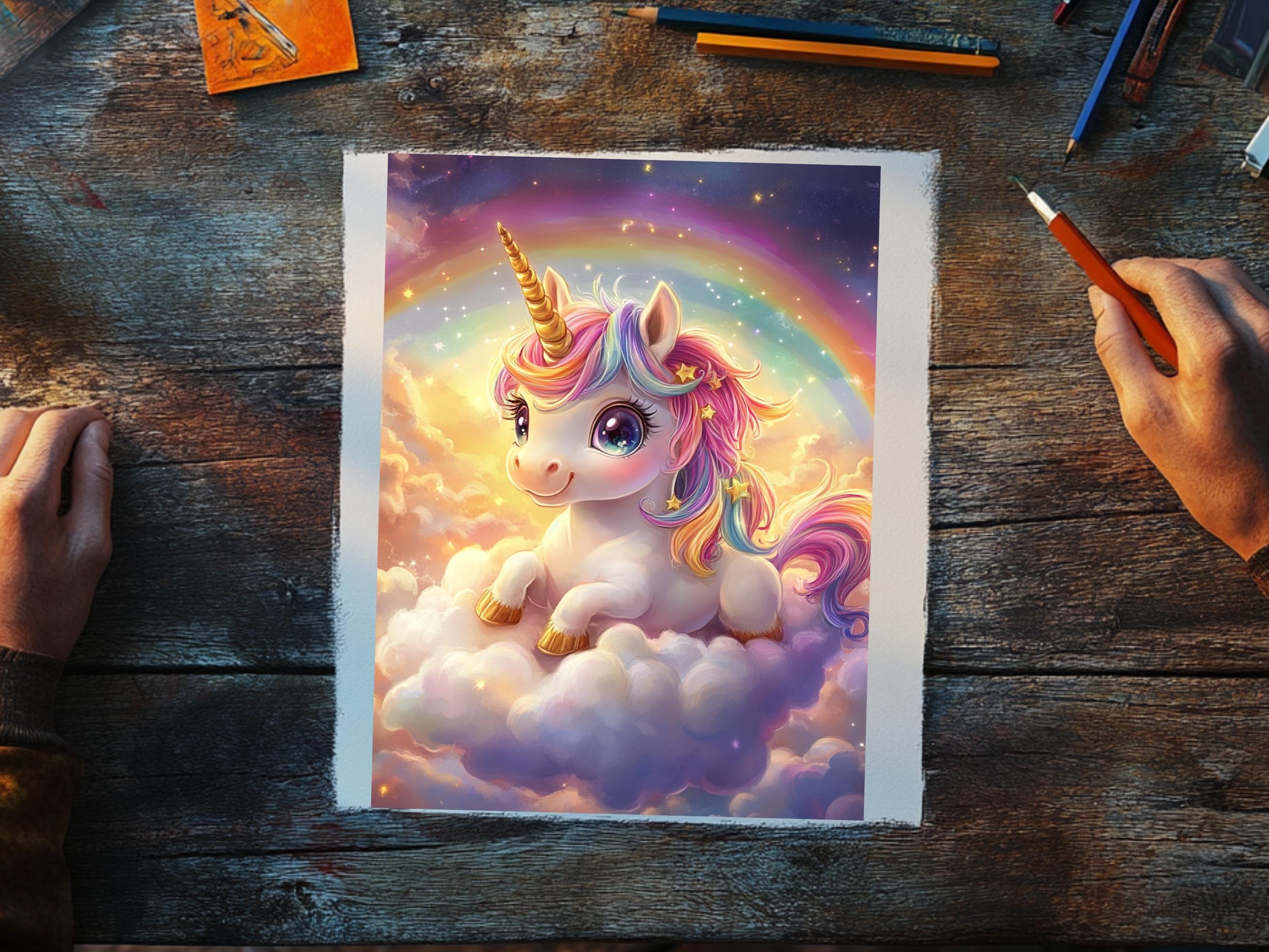 50 Baby Unicorn Coloring Pages – Inspiring Coloring, Enchanted ...