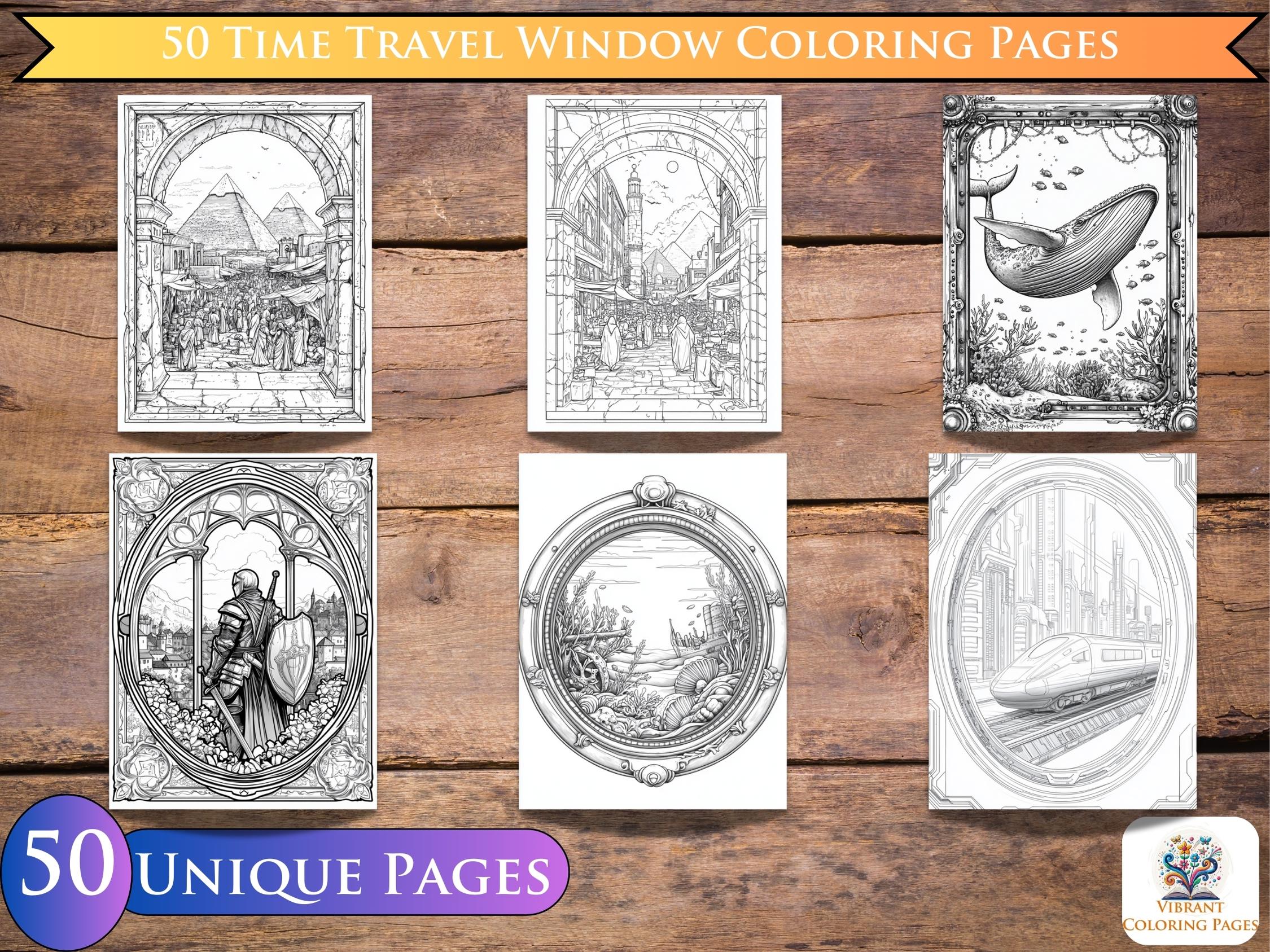 50 Time Travel Window Coloring Pages Inspiring Coloring Book Pages for ...