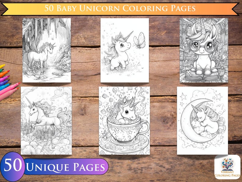 50 Baby Unicorn Coloring Pages – Inspiring Coloring, Enchanted ...
