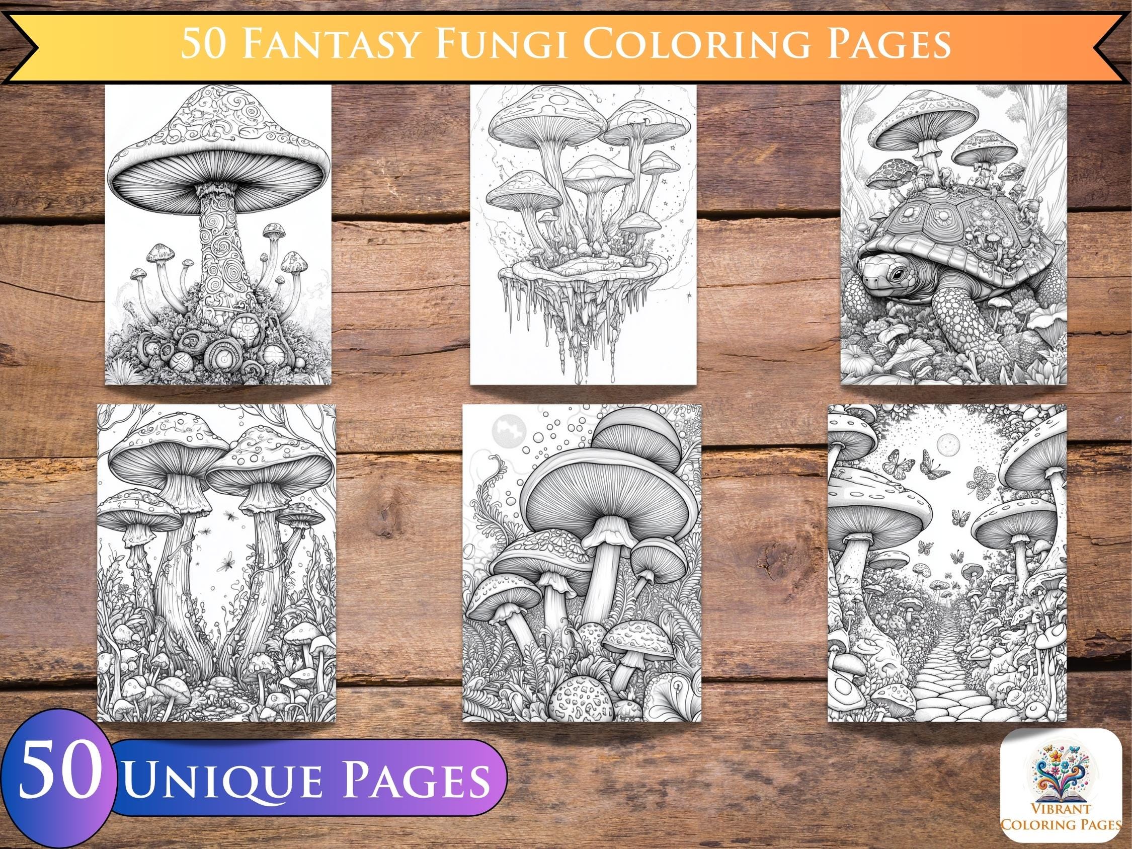 50 Fantasy Fungi Coloring Pages – Inspiring Mushroom & Enchanted Forest ...