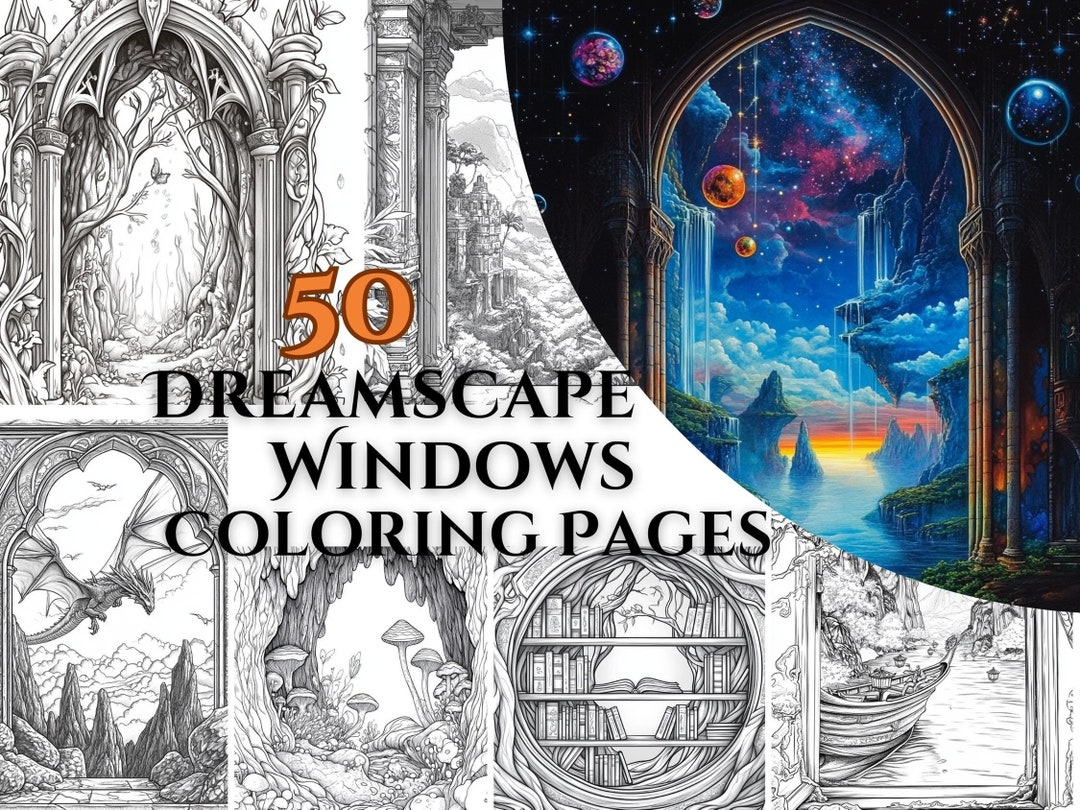50 Dreamscape Windows Coloring Pages Inspiring Coloring Book Pages for ...
