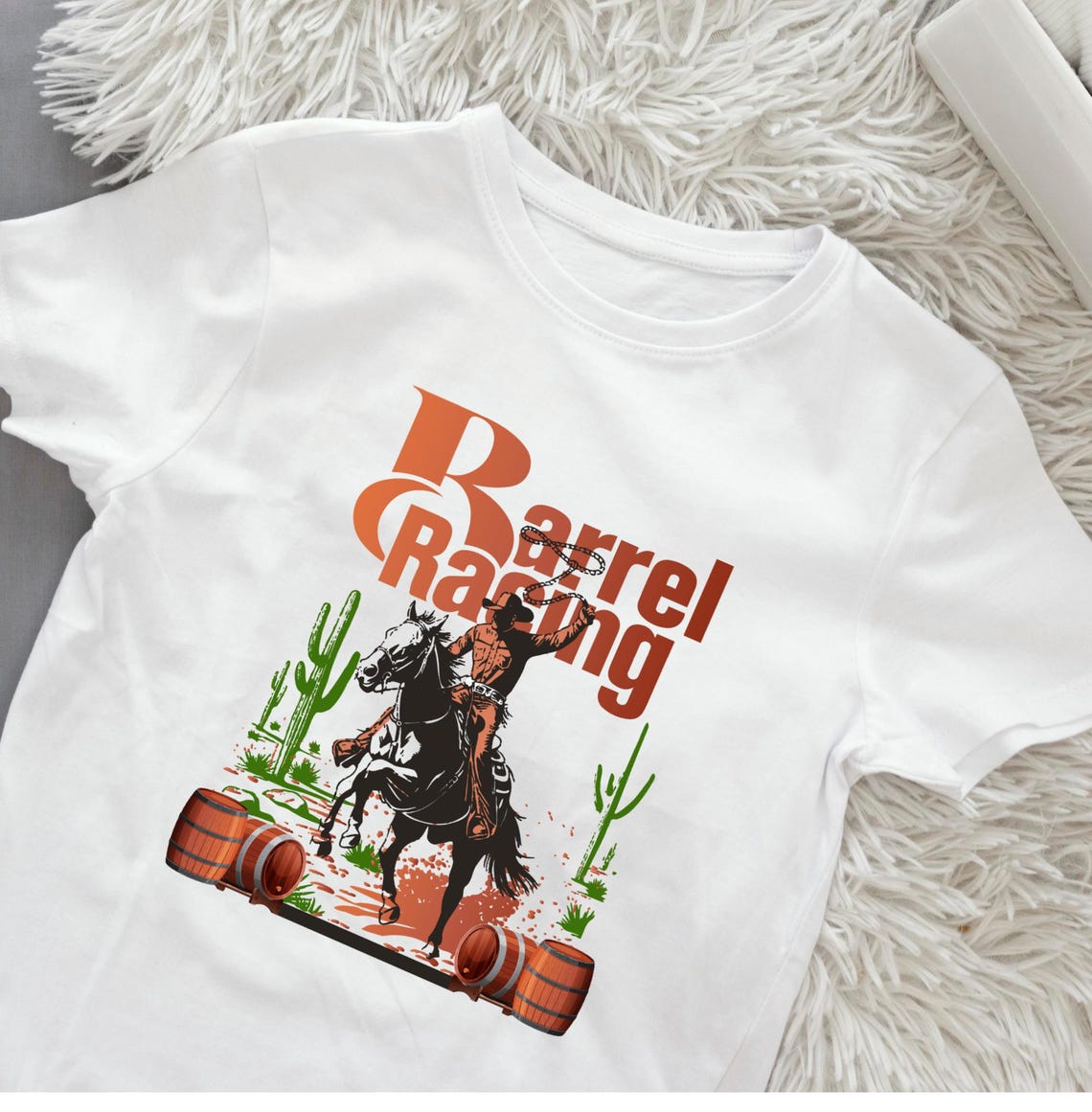 Barrel Racing Design Svg, Retro Print Sublimation Png, Barrel Racing ...