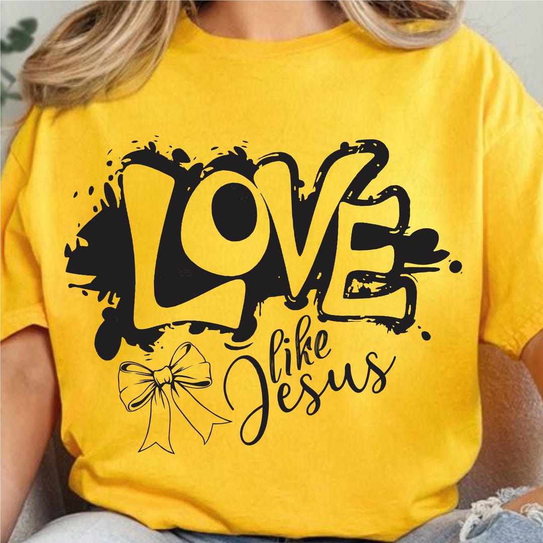 Love Like Jesus Valentine Svg, Coquette Valentine Png, Valentines Day ...