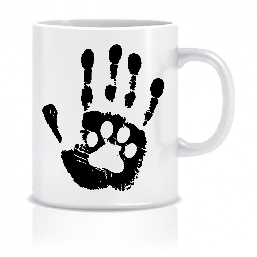 Hand Paw Print Svg, Paw and Hand Png, Hand Jpg, Dog Paw Eps, Digital ...