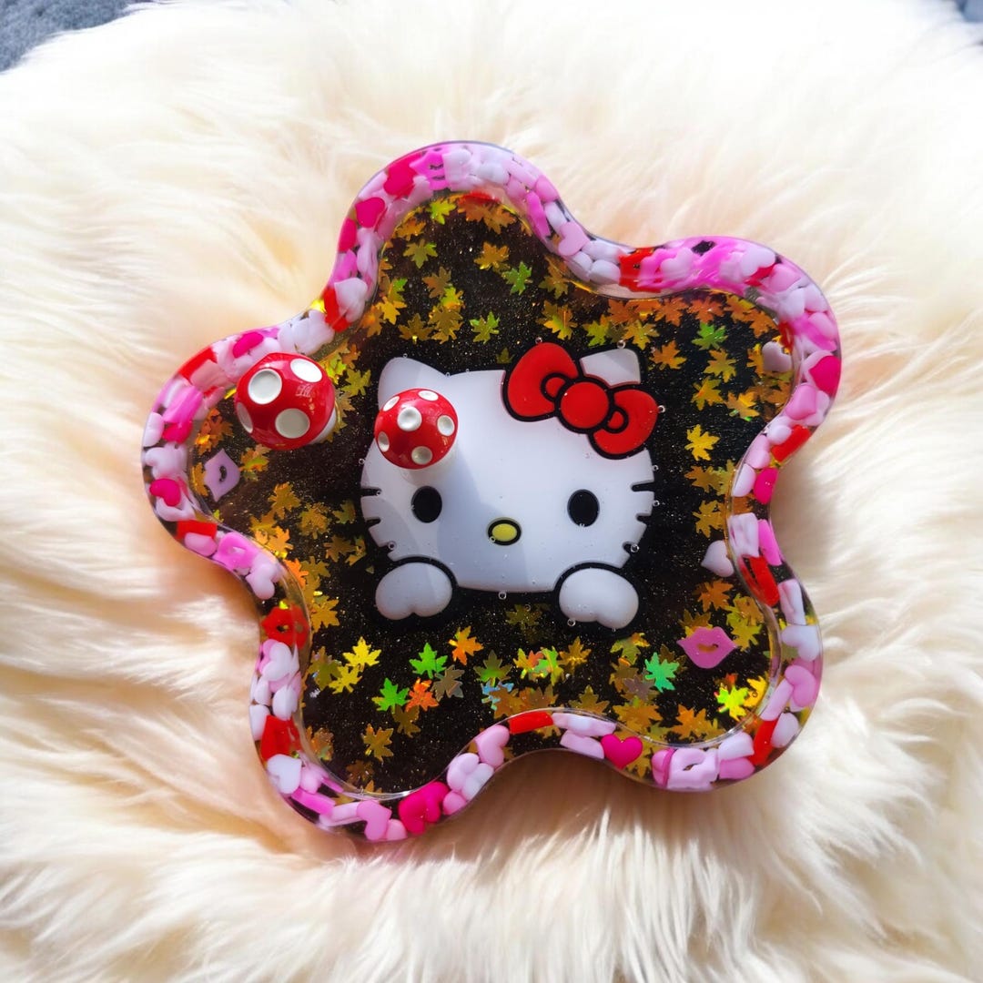 Hello Kitty 420 Resin Tray. Ashtray/ Trinket Tray - Etsy