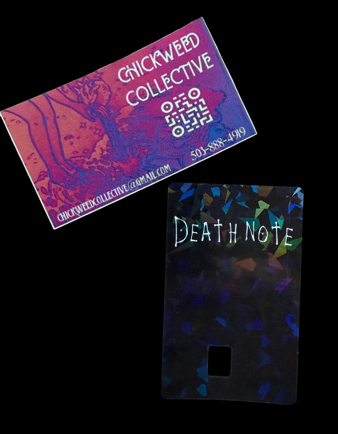 Iconic 'death Note Card Skin Make a Statement - Etsy