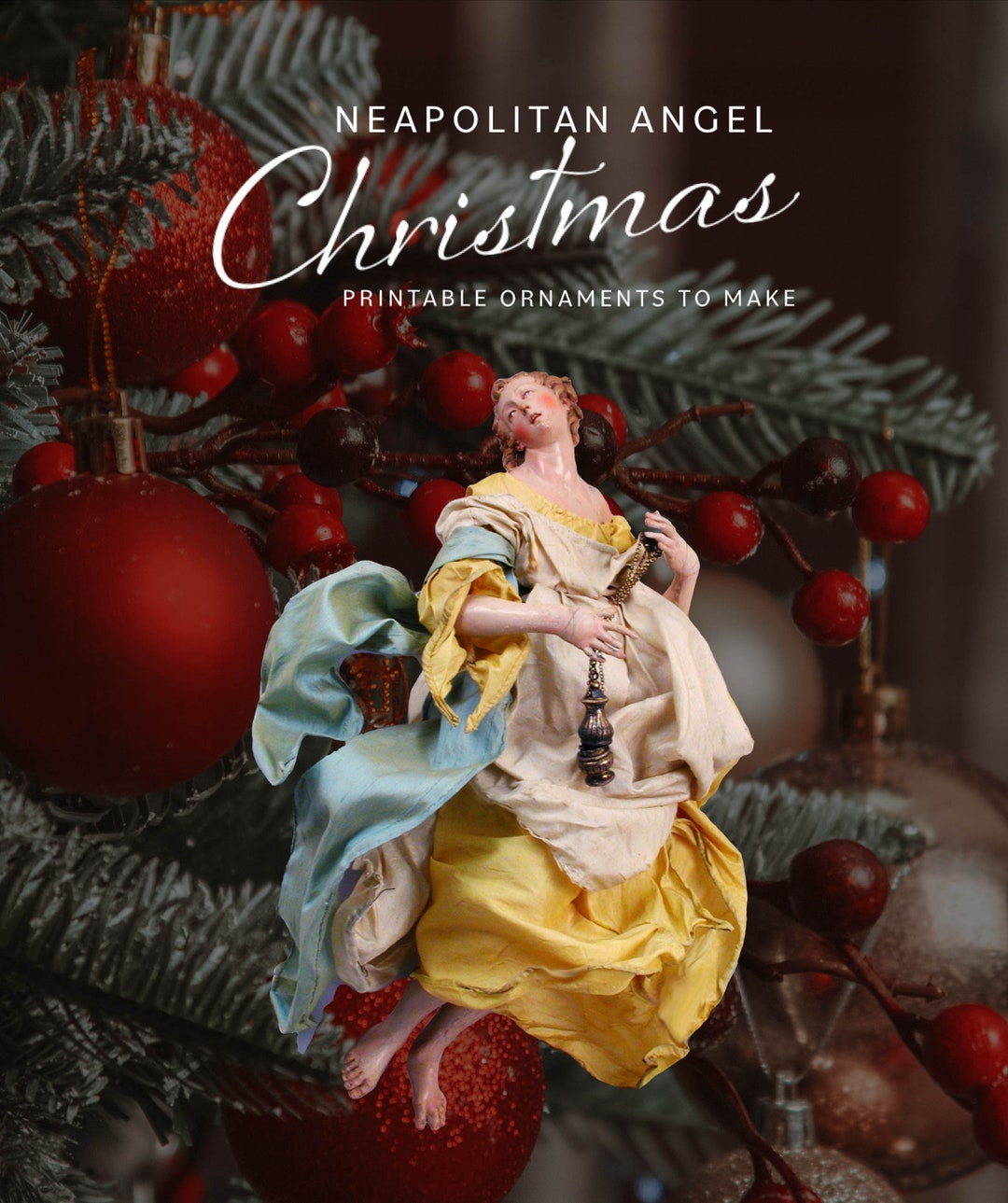 Neapolitan Angels - Digital Printable Paper Angels Set #3 - Etsy