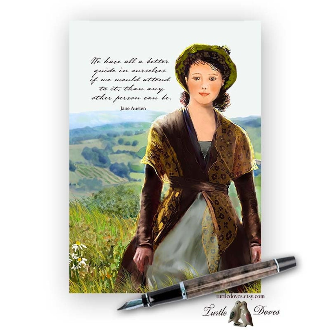 We Have All a Better Guide - Print-your-own - Jane Austen Note Card - Etsy