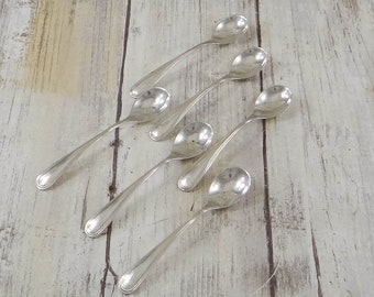Set of 5 Vintage Sterling Silver Salt Spoons From England - Etsy